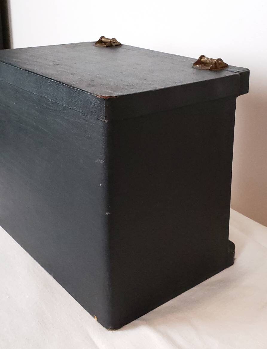 Vintage Vinyl Record Storage Box - Etsy