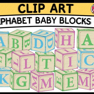 Alphabet Baby Blocks #1 - Etsy