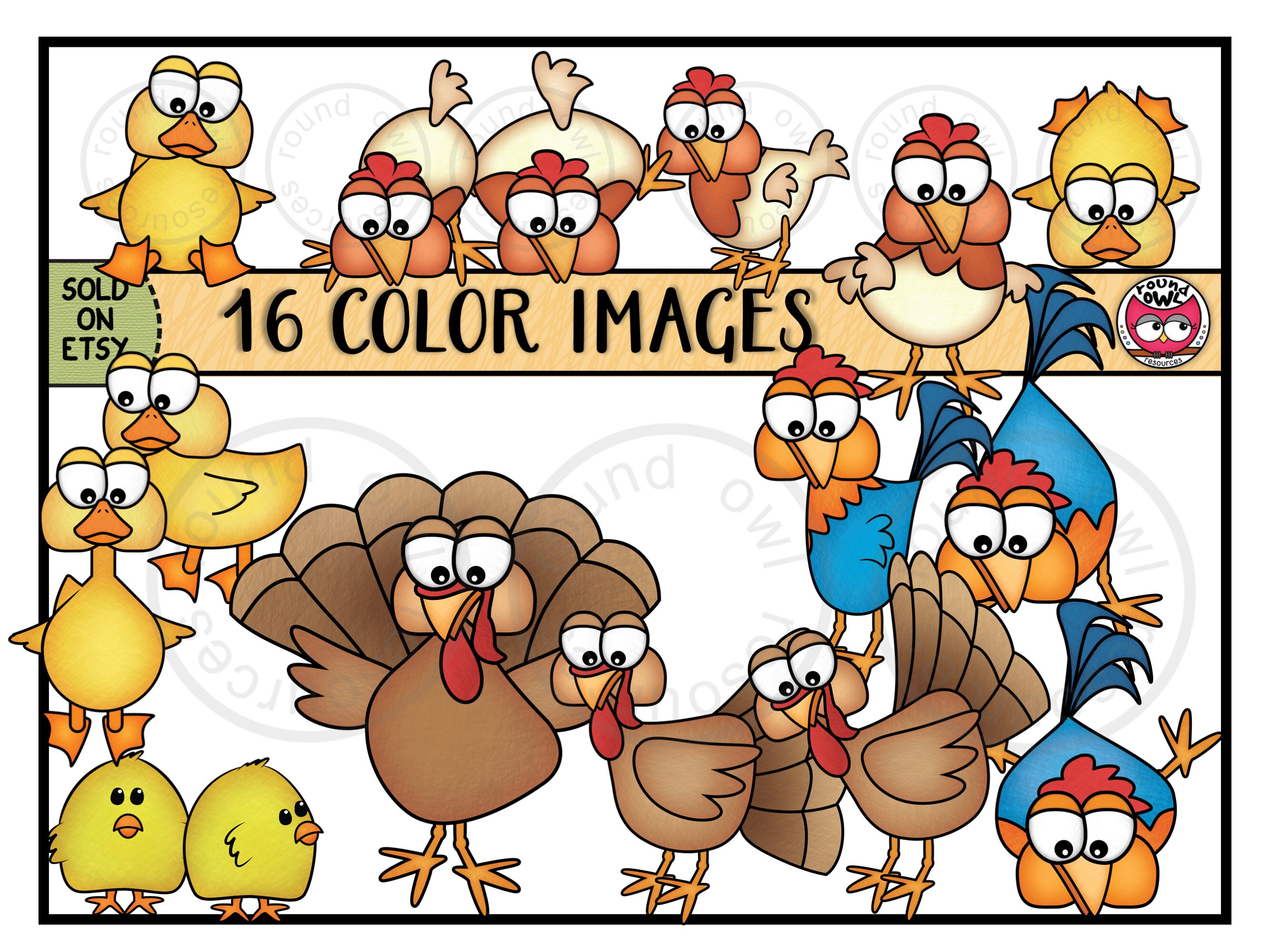 Farm Clipart BUNDLE - Etsy