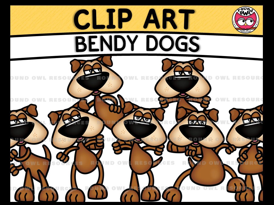 Bendy Dogs - Etsy