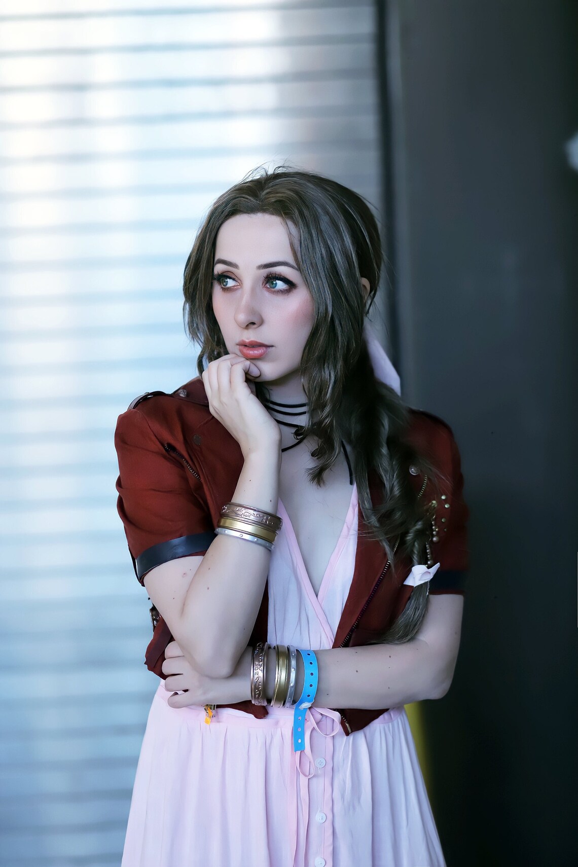 Aerith Cosplay Resin Bracelets Prop primed or Painted - Etsy