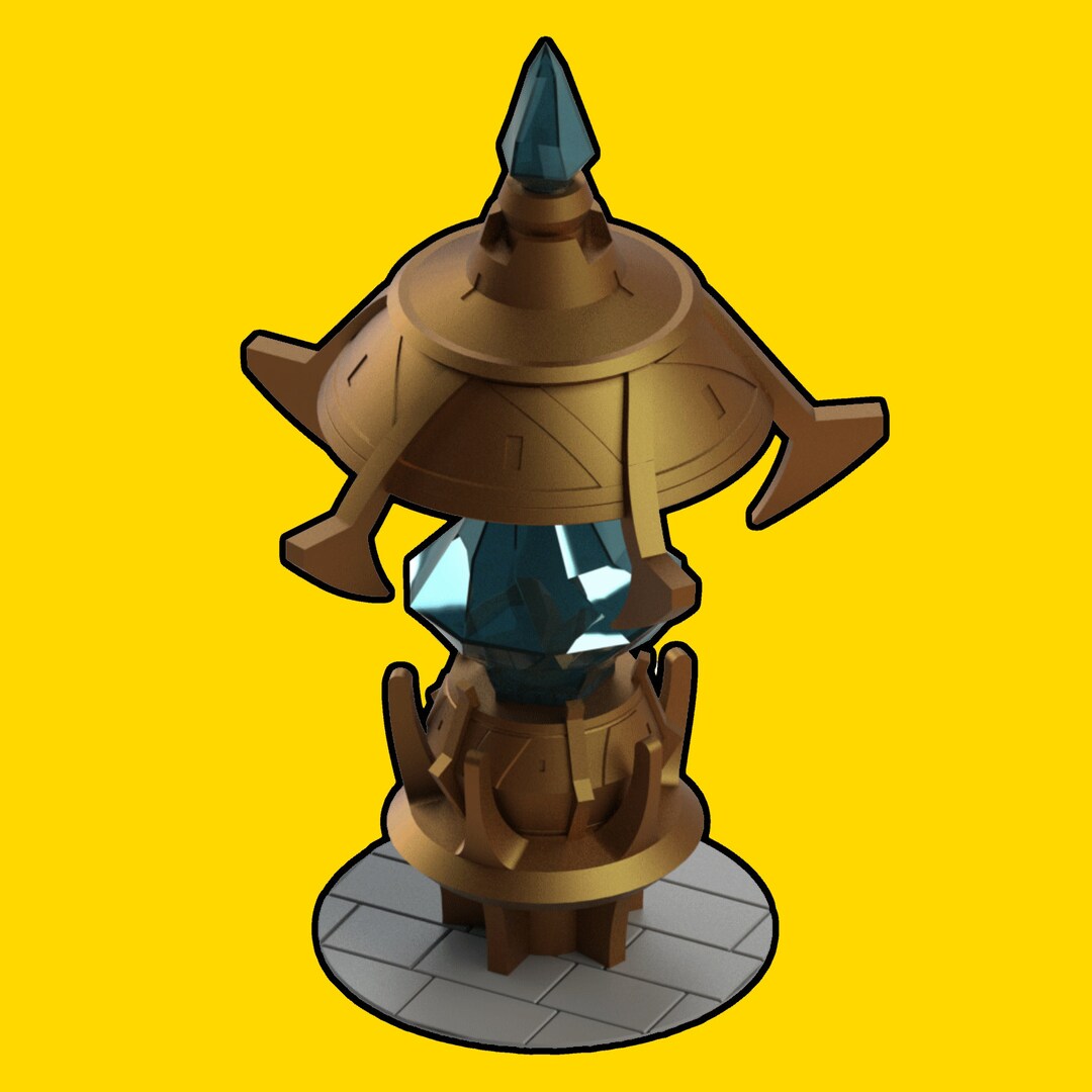 FFXIV Aethernet Shard Lamp [3D Printing Files] - Etsy