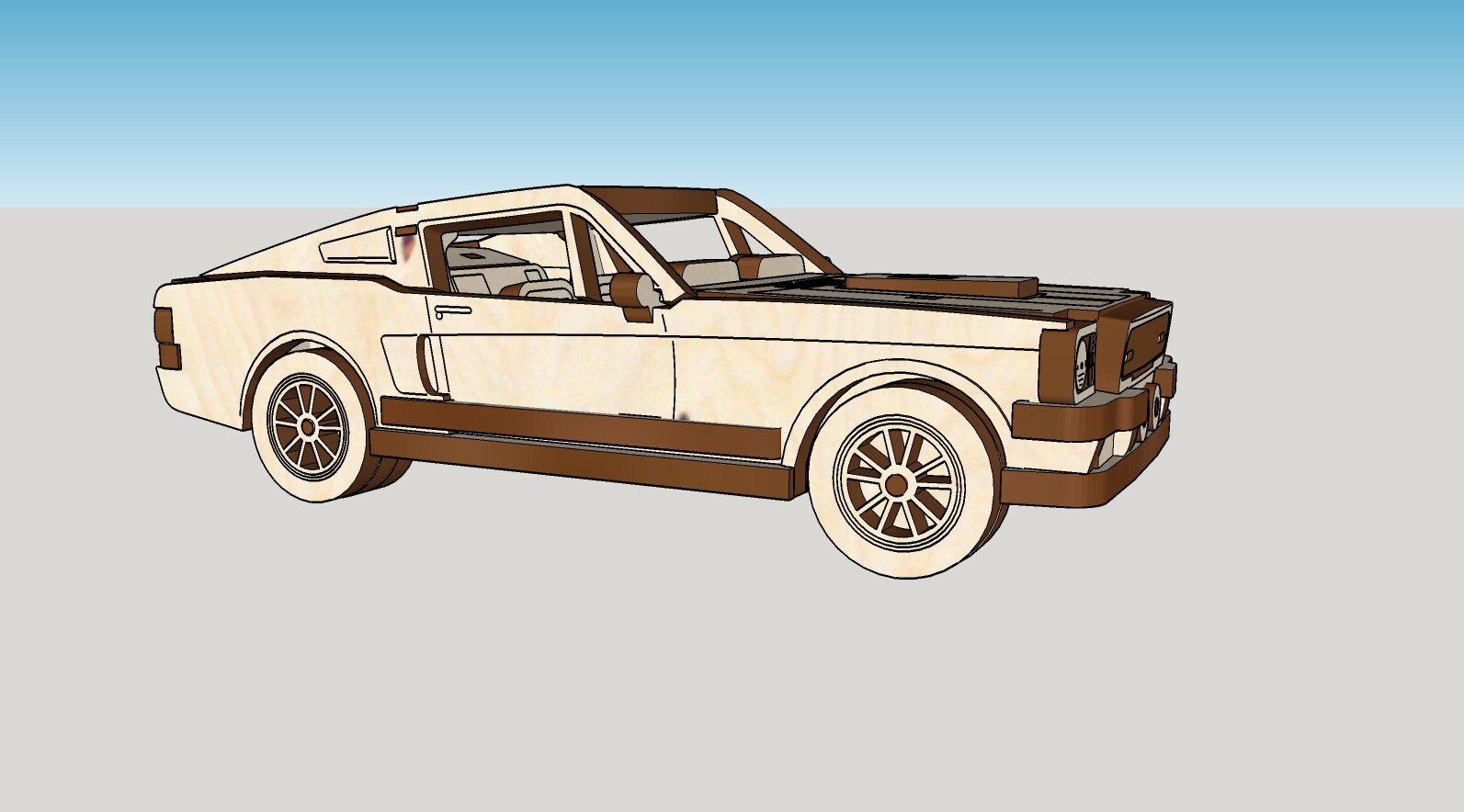 Set of Vector FILES for Make FORD SHELBY Mustang 1967 . Layout Files ...
