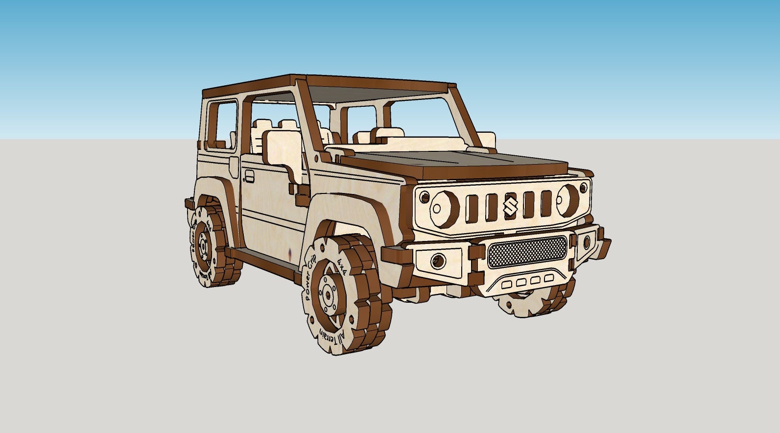 Set of VECTOR FILES for Make Suzuki JIMNY 2021 . Layout Files for ...