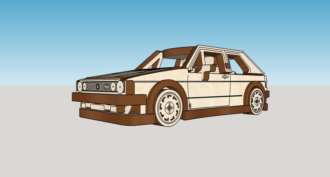 Set of VECTOR FILES for Make Classic Hatchback MK1 . Layout Files for ...