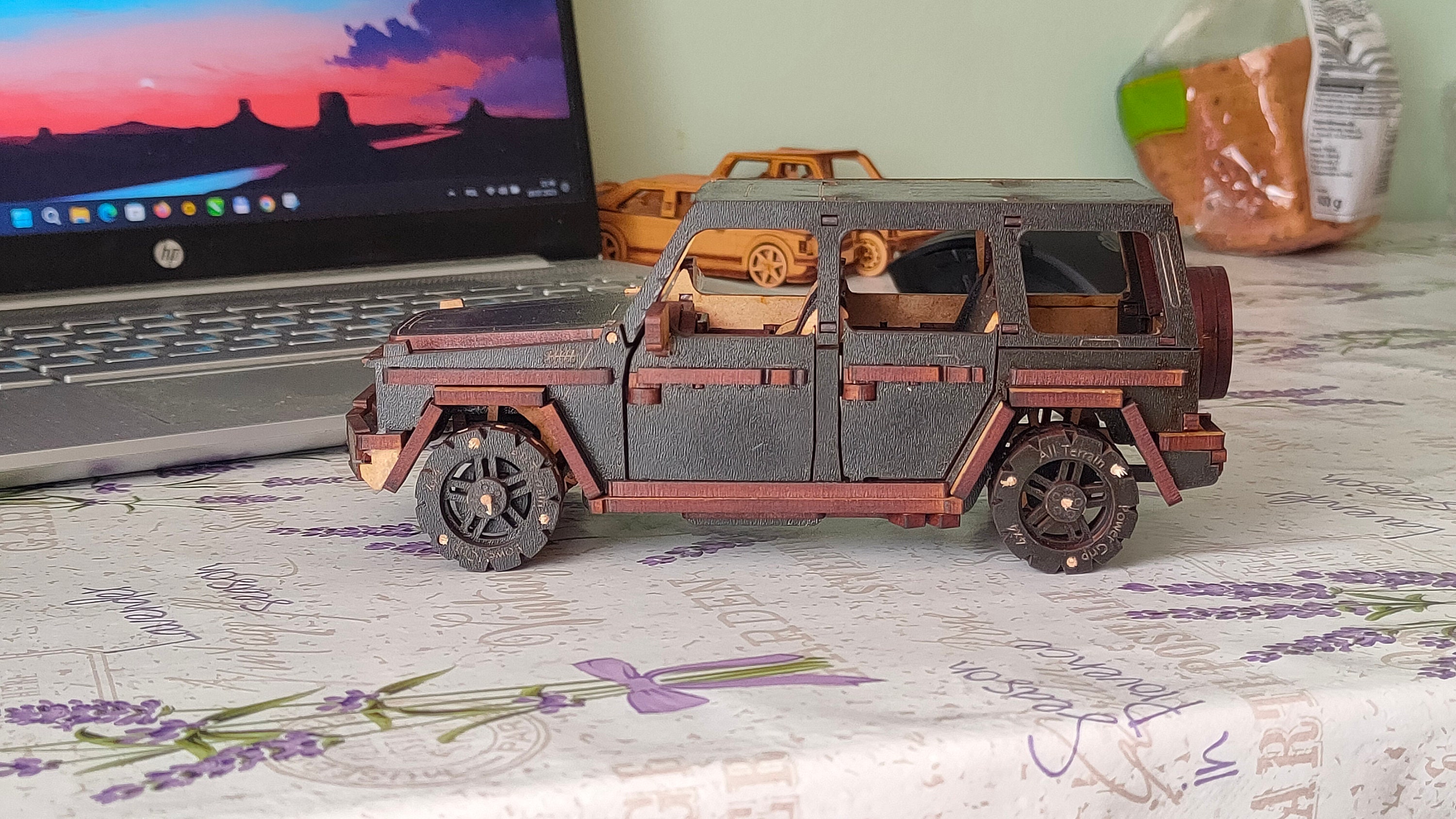 Set of VECTOR FILES for Make Mercedes-benz G500 From Plywood. Layout ...