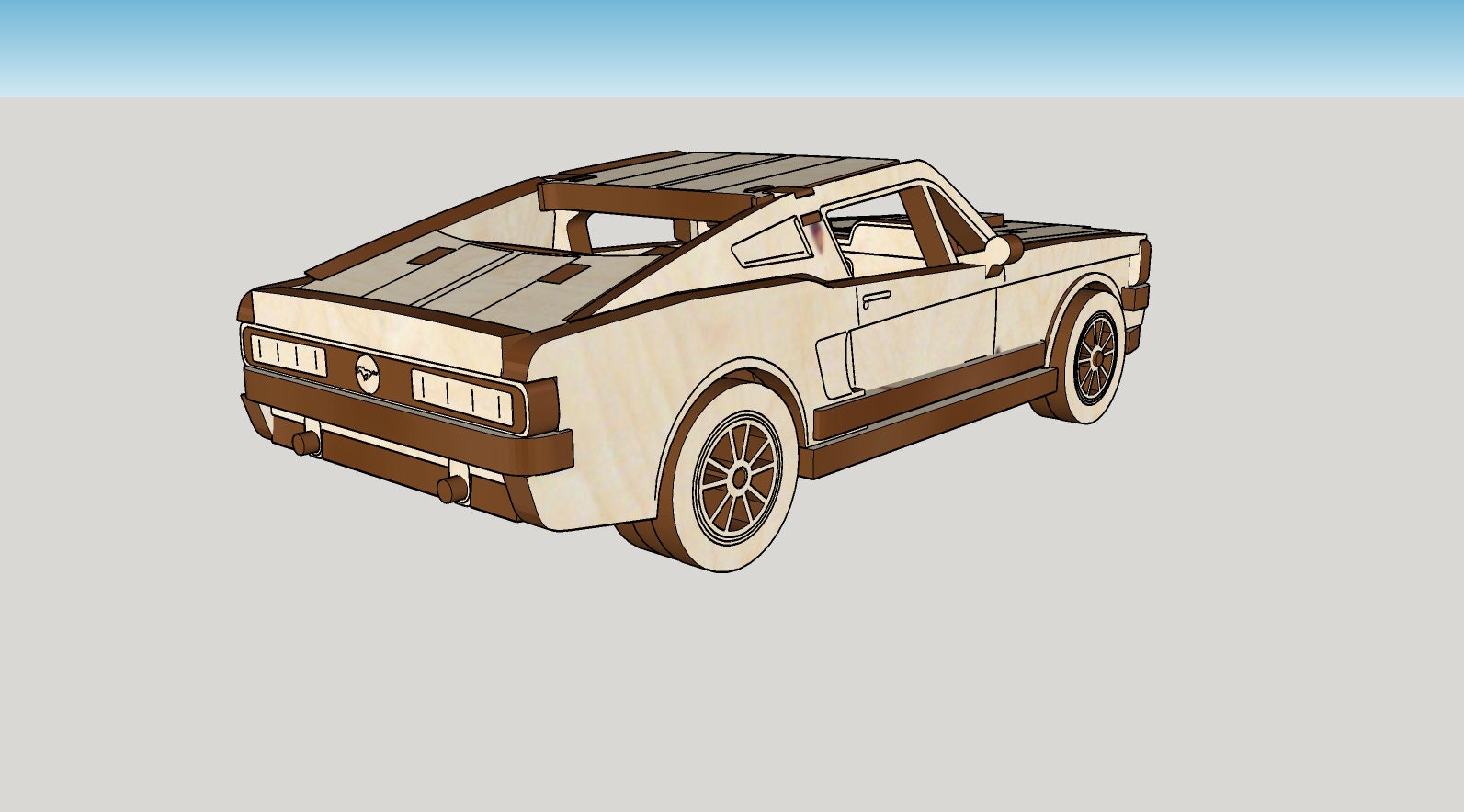 Set of Vector FILES for Make FORD SHELBY Mustang 1967 . Layout Files ...