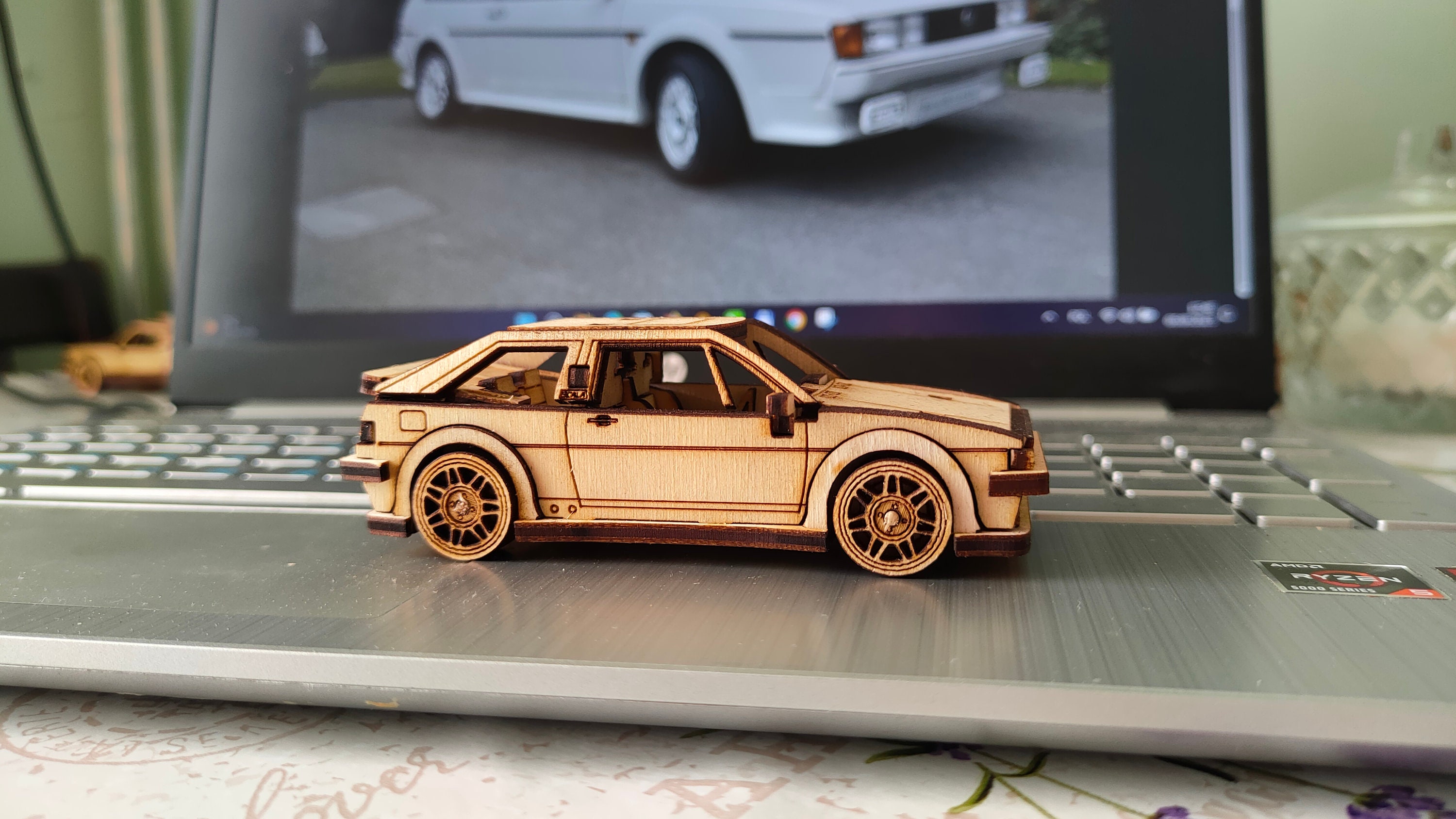 Set of Vector FILES for Make VW Scirocco MK2 . Layout File for Lasercut ...