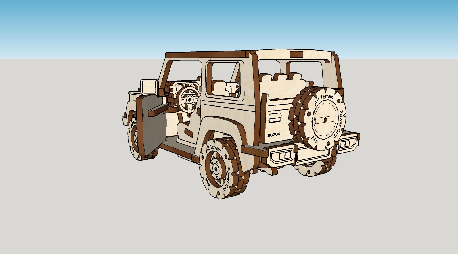 Set of VECTOR FILES for Make Suzuki JIMNY 2021 . Layout Files for ...