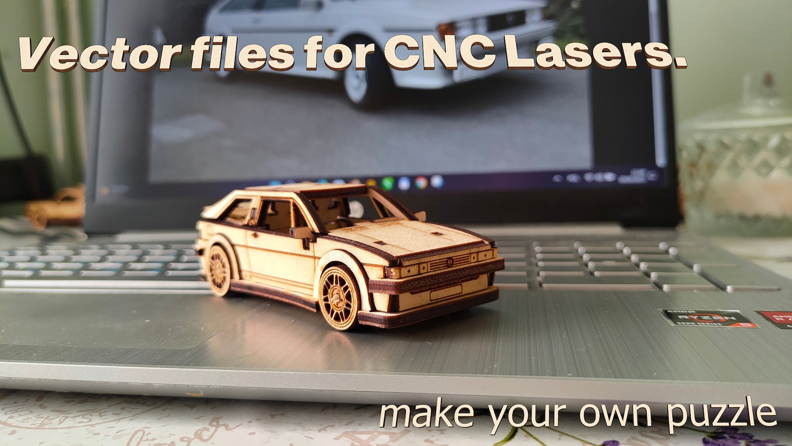Set of Vector FILES for Make VW Scirocco MK2 . Layout File for Lasercut ...