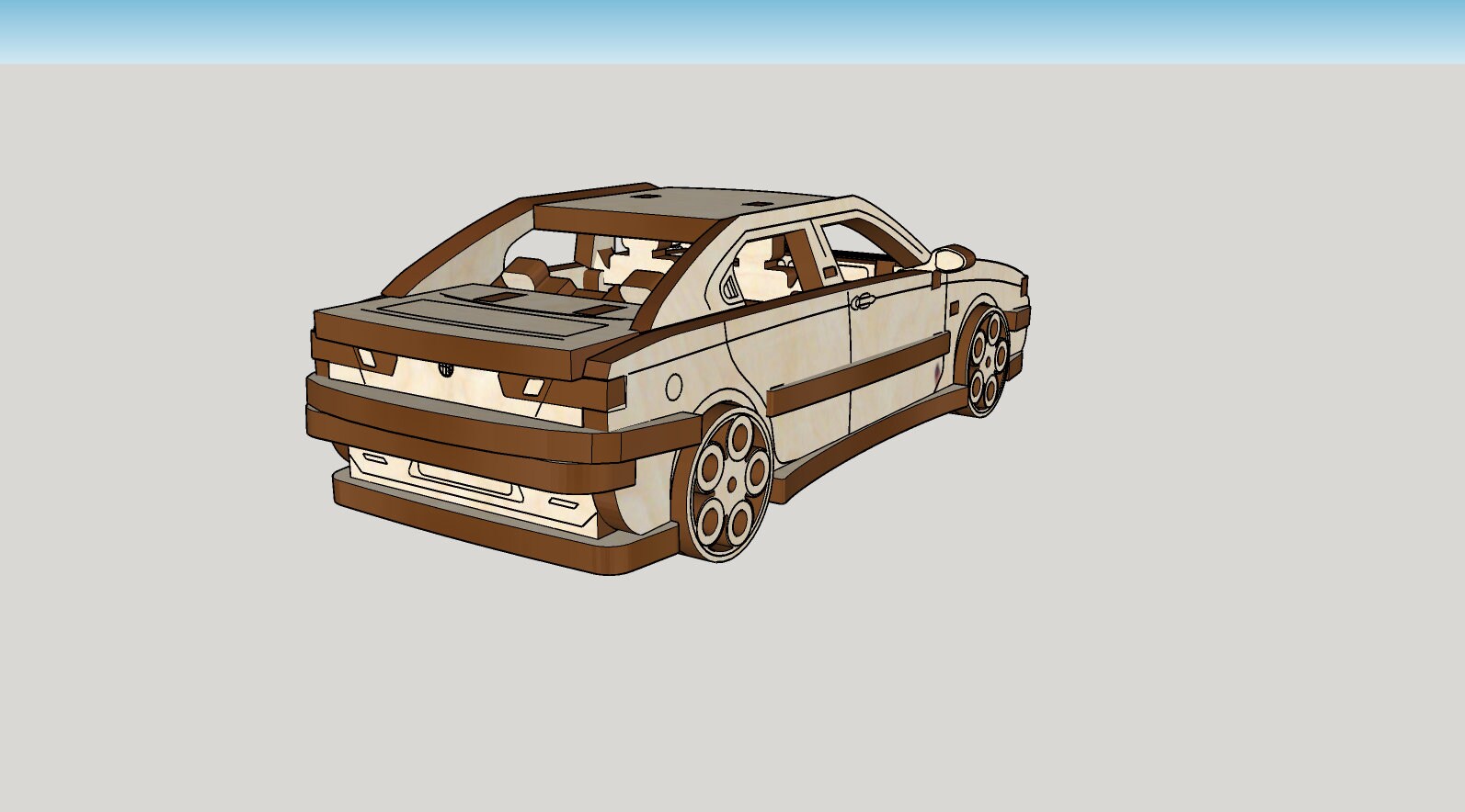 Set of VECTOR FILES for Make Alfa-romeo. Layout Files for Lasercut ...