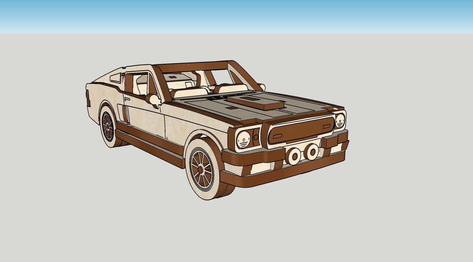 Set of Vector FILES for Make FORD SHELBY Mustang 1967 . Layout Files ...