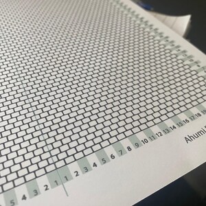 Brick Stitch Beading Grid Paper: A4 Printable Graph (PDF) - Etsy