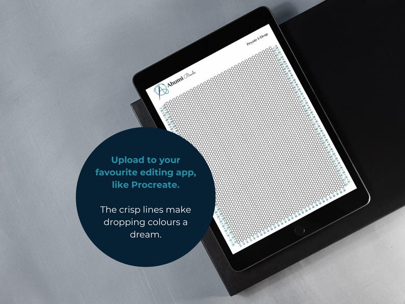 Peyote Stitch 1-drop Beading Grid – Printable Beading Template for ...