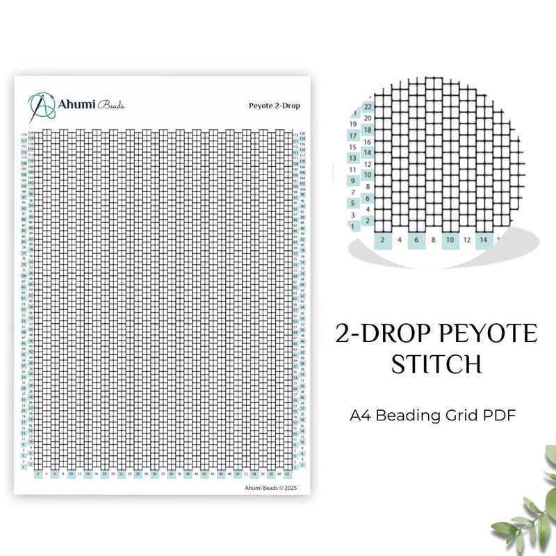 2 Drop Peyote Stitch - Etsy
