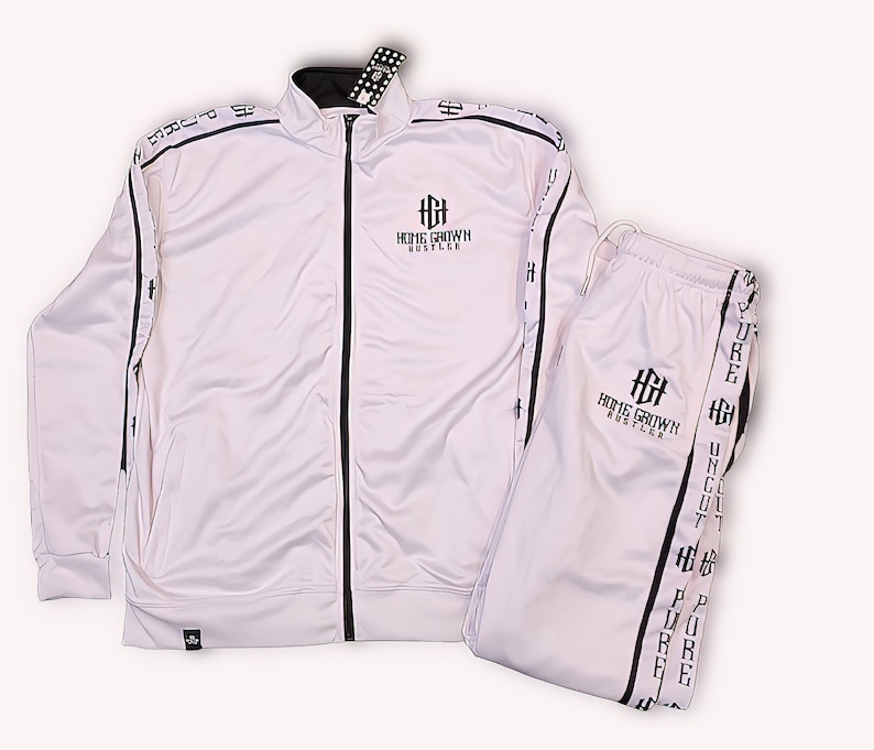 Two Piece Unisex Tracksuit | Custom Embroidered Sweatpants & Sweatshirt ...