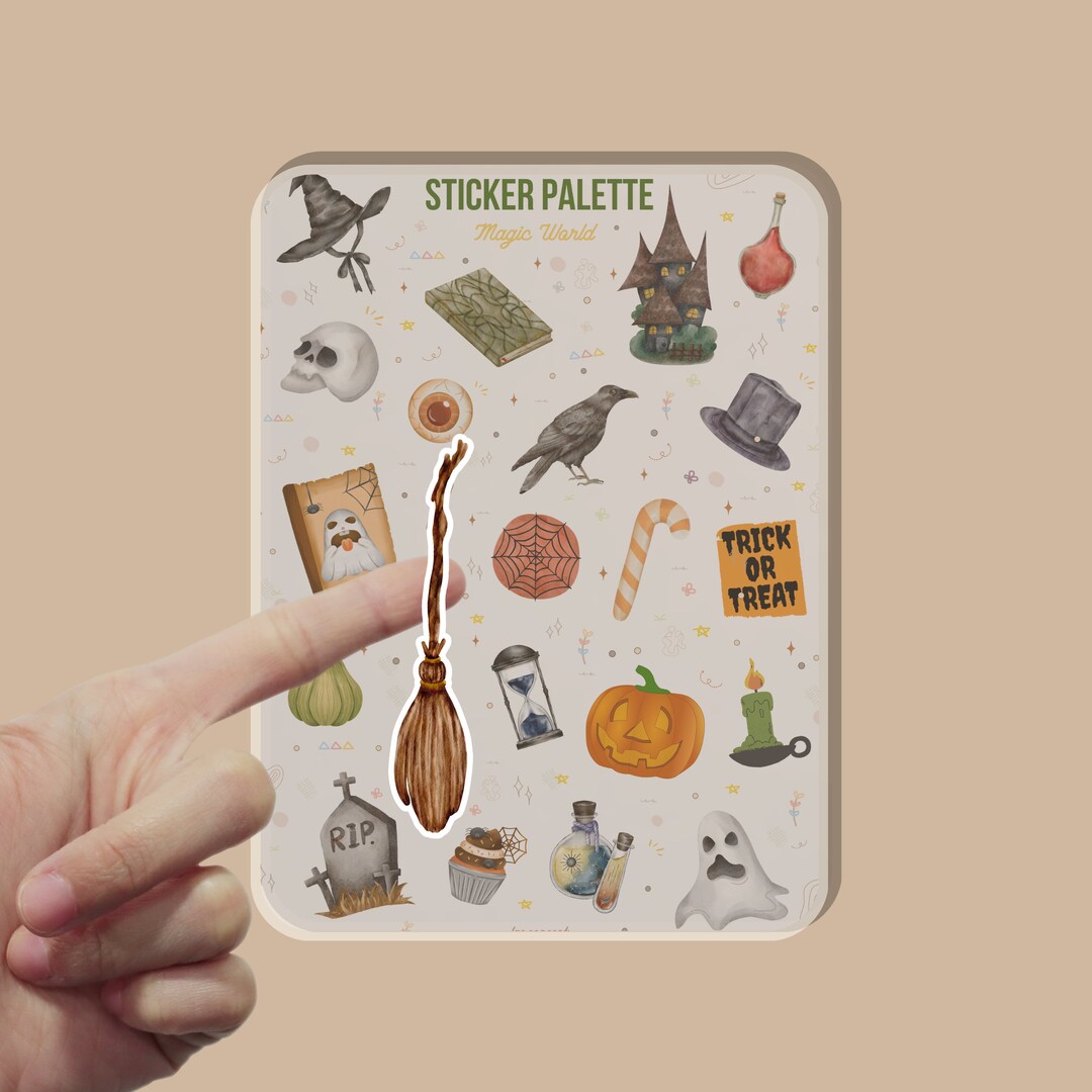 Bullet Journal Stickers Haloween Stickersheet Sticker Sheet Monthly ...