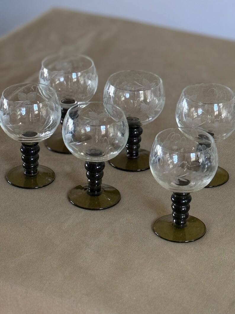 Vintage Wine Glasses | Romer Glassware | Austria Glassware | Wine ...