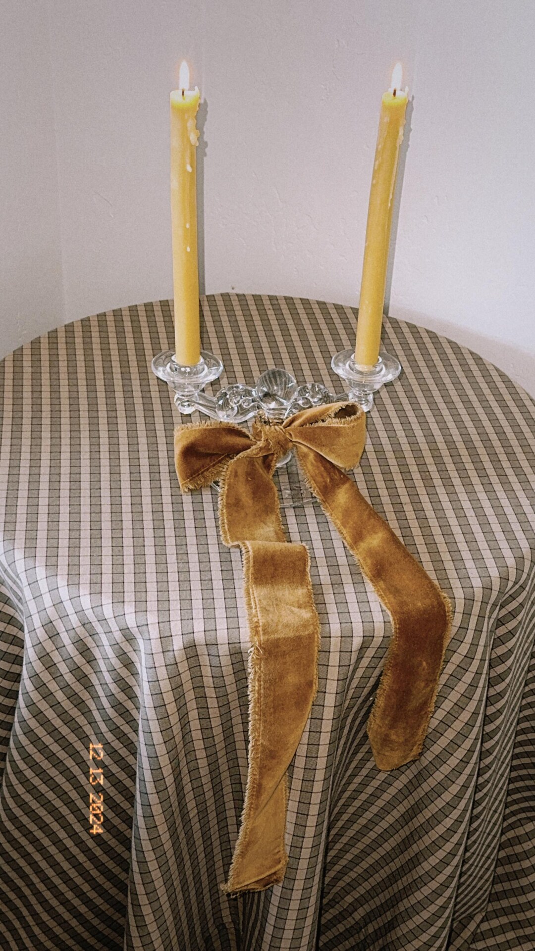 Pair of Vintage Glass Candle Holders | Tiffin-franciscan Double Light ...