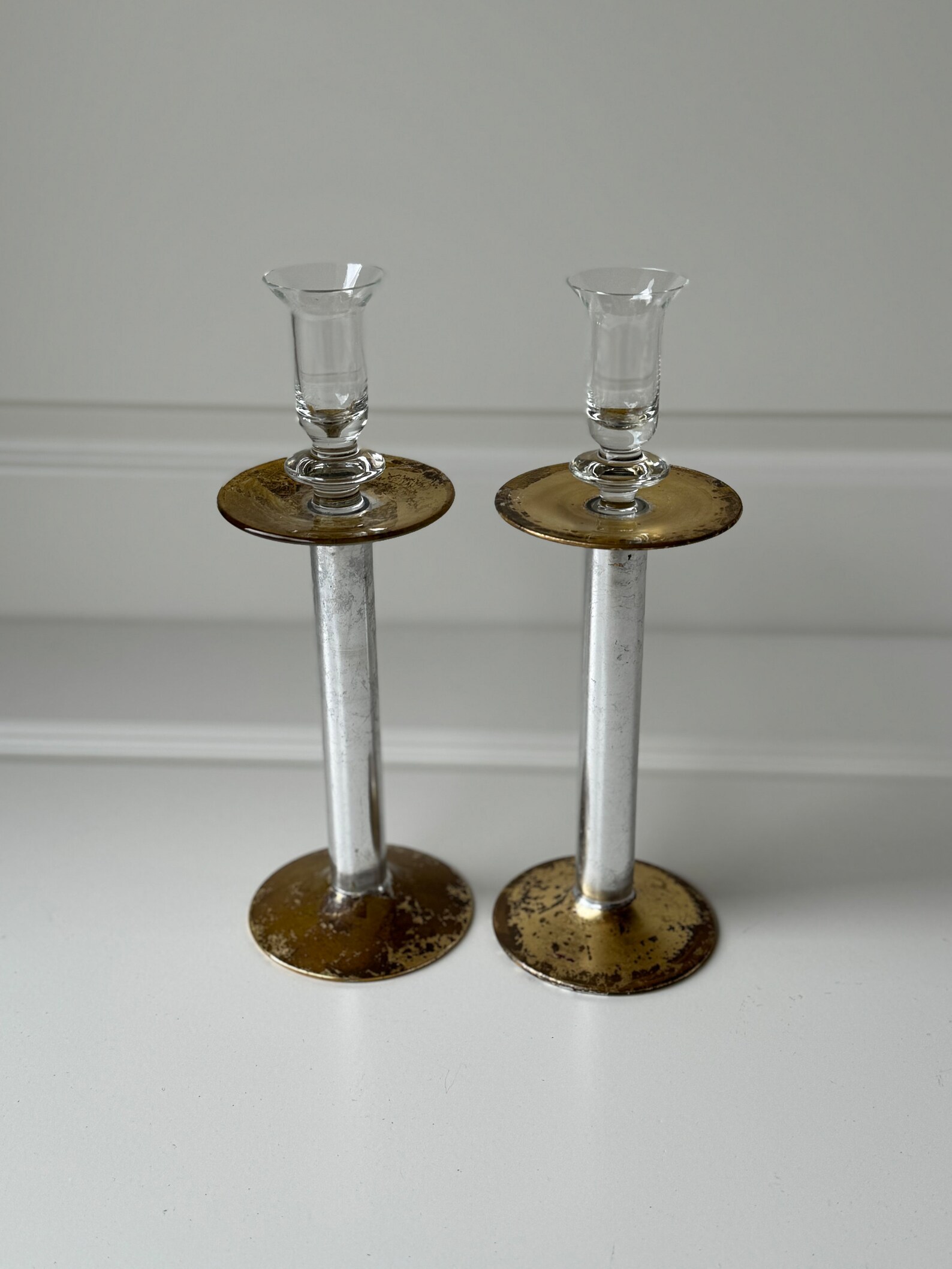 Vintage Pair of Taper Candlesticks Holders | Made in Italy Home Decor ...