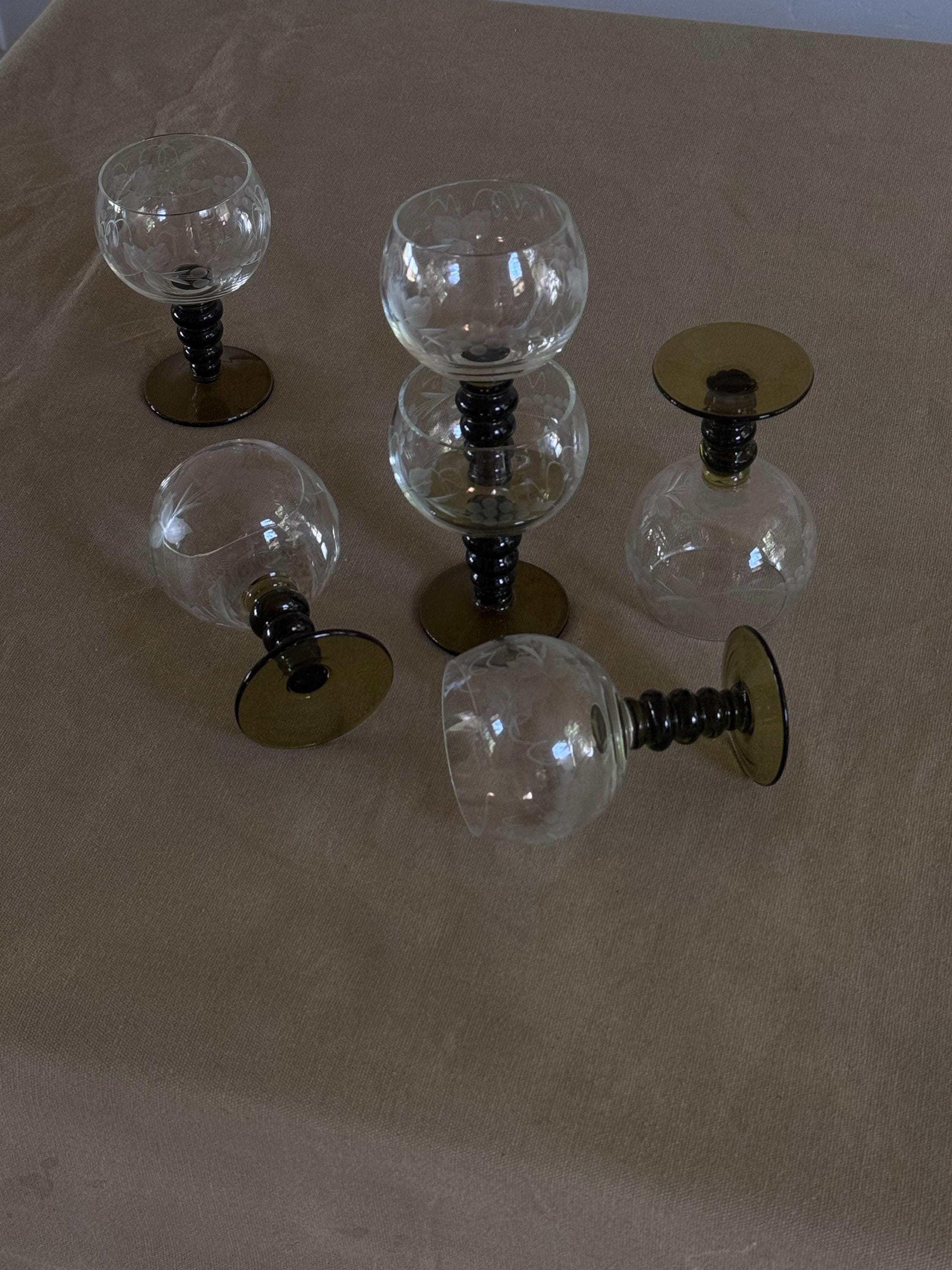 Vintage Wine Glasses | Romer Glassware | Austria Glassware | Wine ...