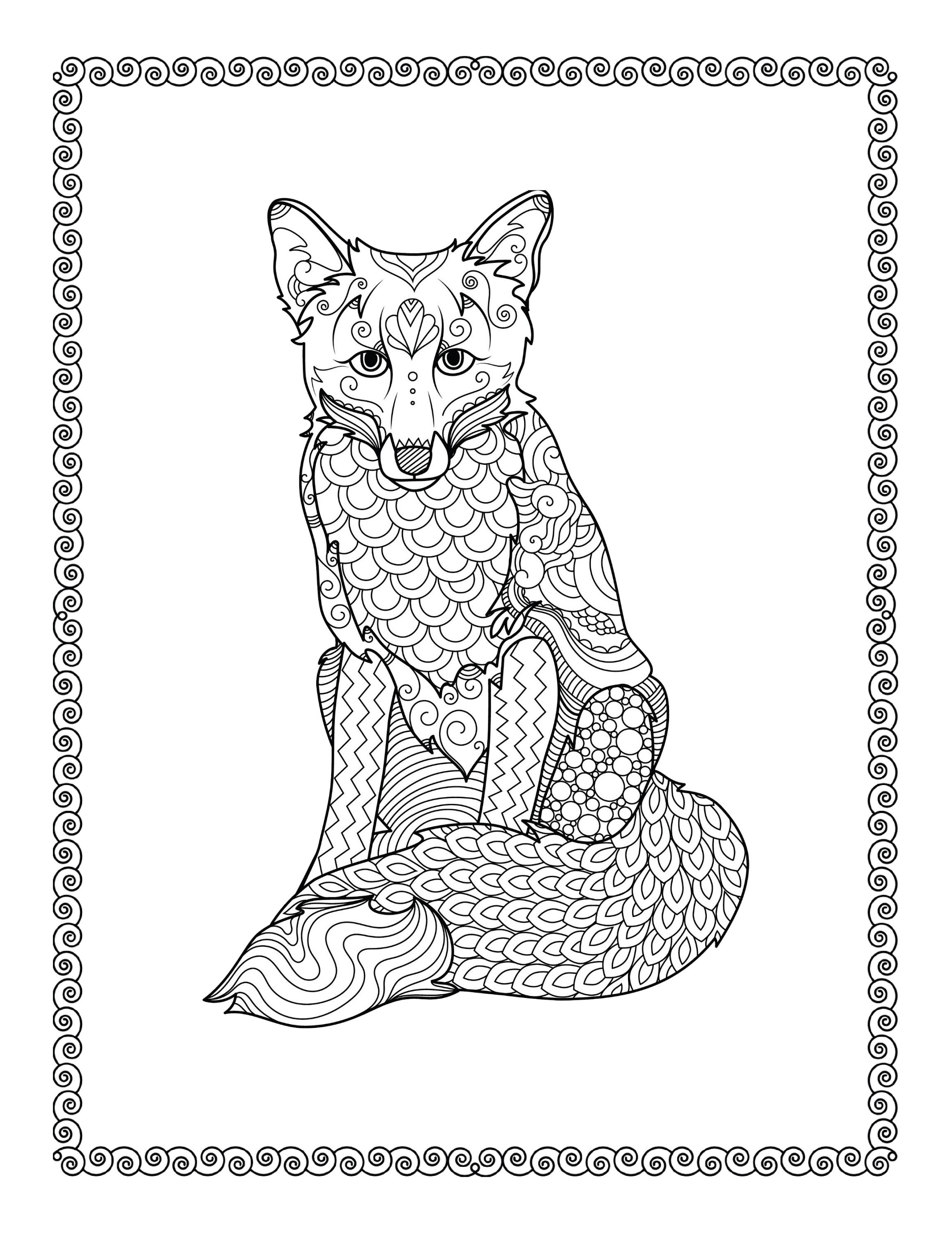 X5 Mindful Mandalas Wolf - Etsy