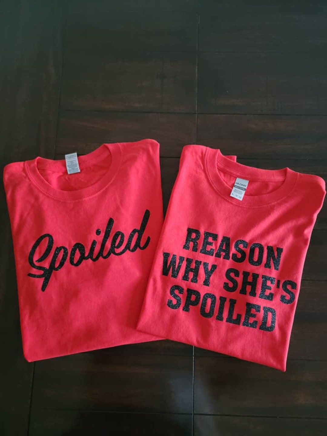 Couple Shirts Spoiled Andthe Reason Why She's Spoiled - Etsy