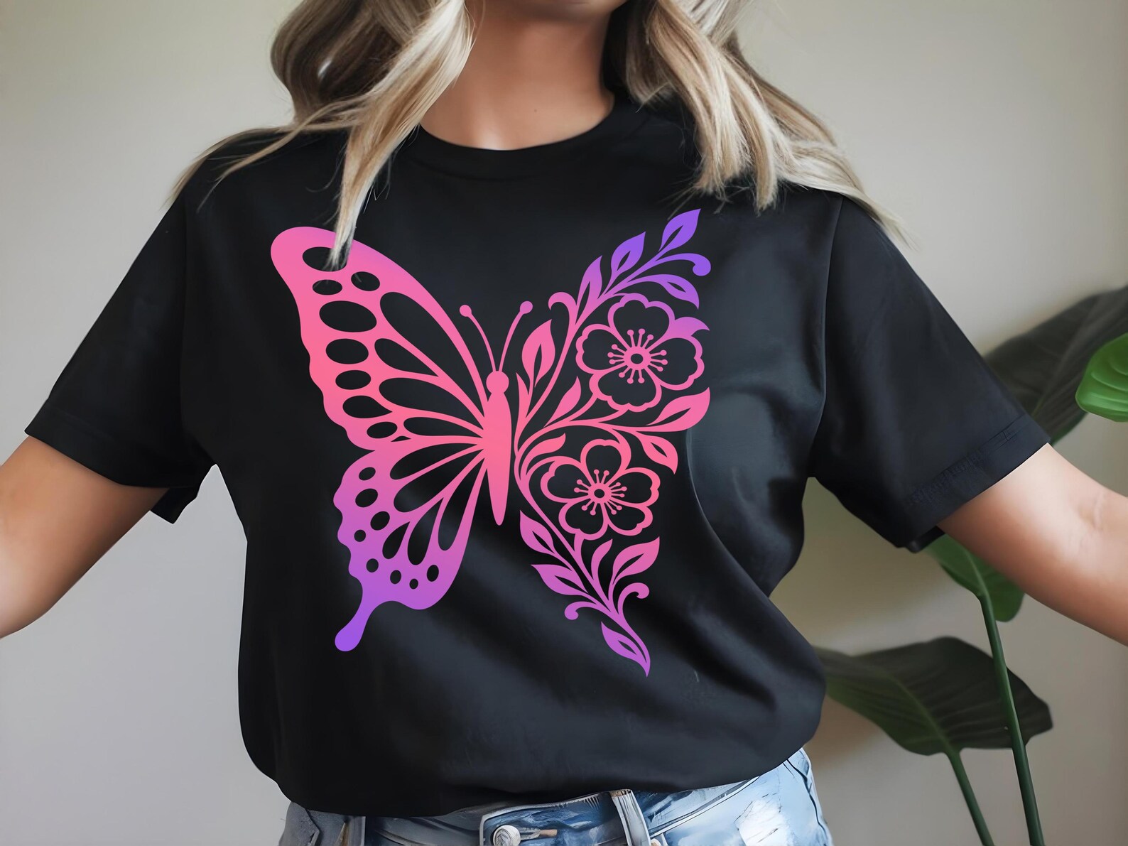 Butterfly SVG PNG, Minimalist Butterfly Line Art, Butterfly Clipart for ...