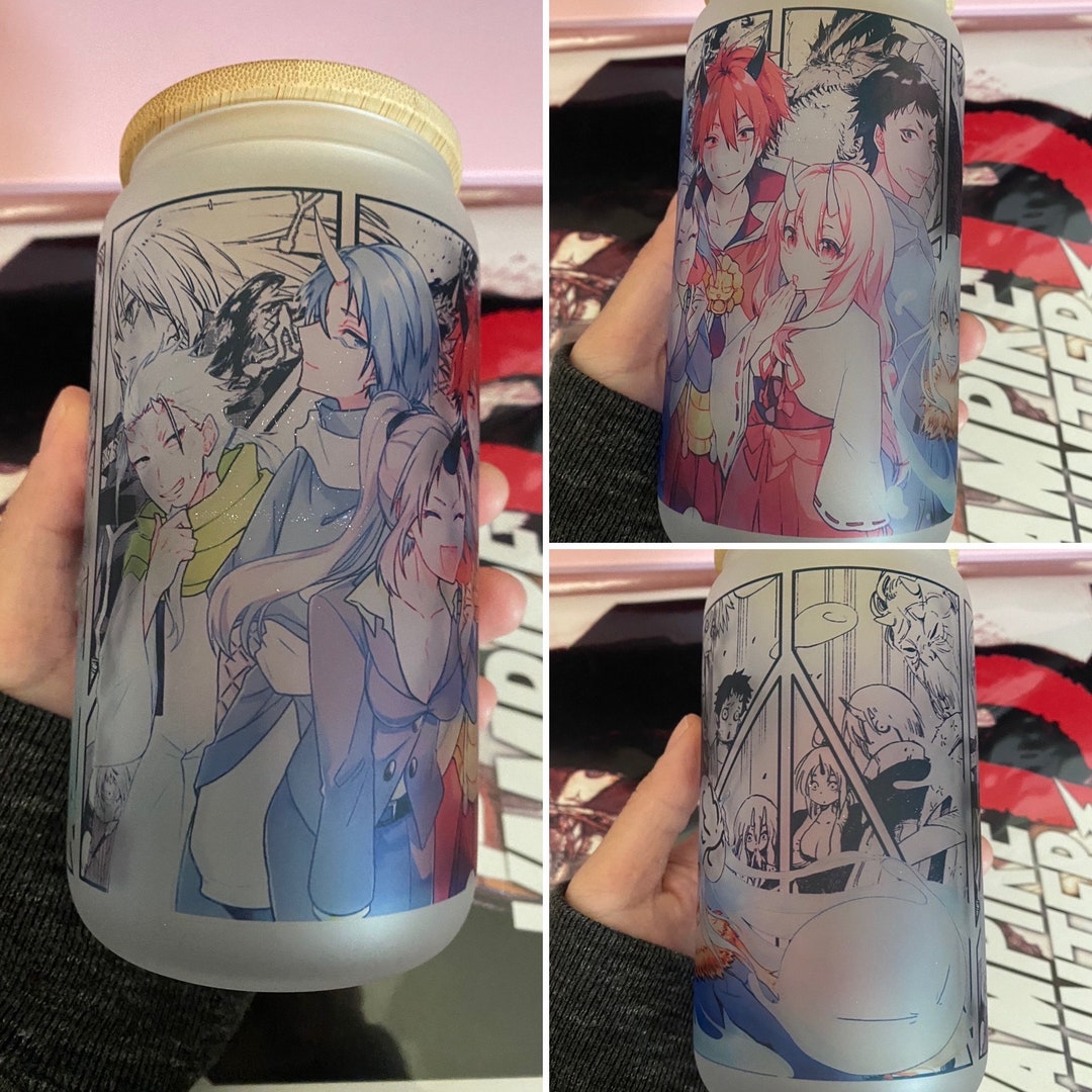 Anime Tumbler, Anime Glass Cup, Manga Panel Tumbler - Soda Can Bamboo ...