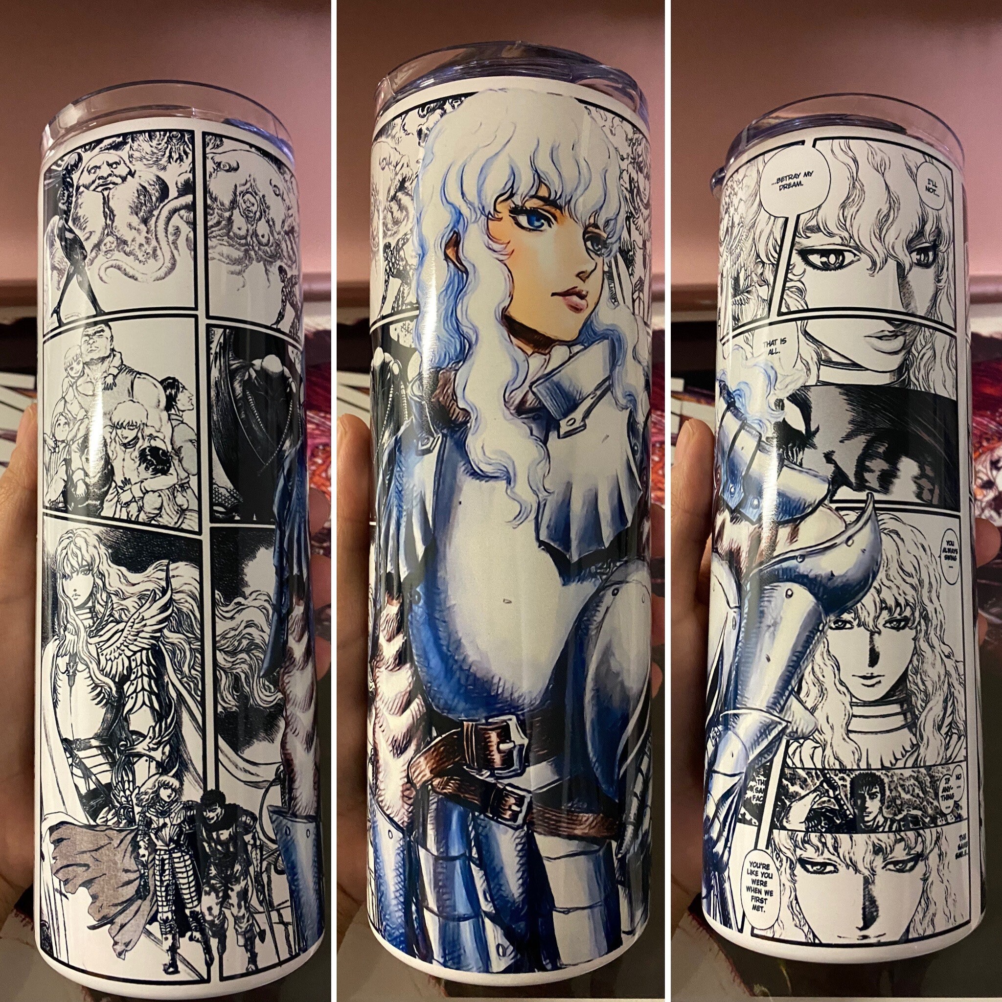 Anime Tumbler, Anime Cup, Manga Panel Tumbler, Shounen Anime Tumbler ...
