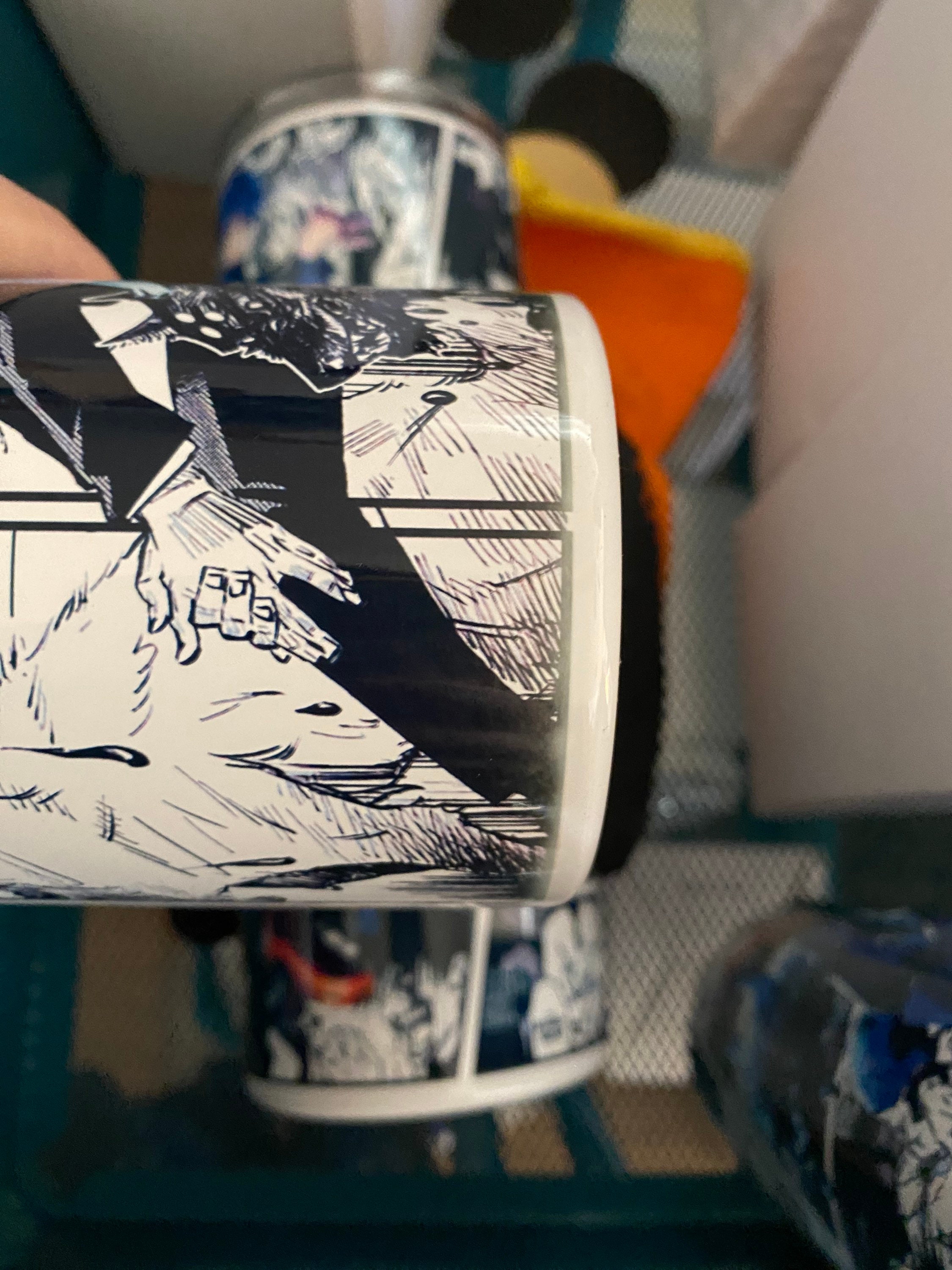 Anime Tumbler Anime Cup Manga Panel Tumbler Manga Shounen - Etsy