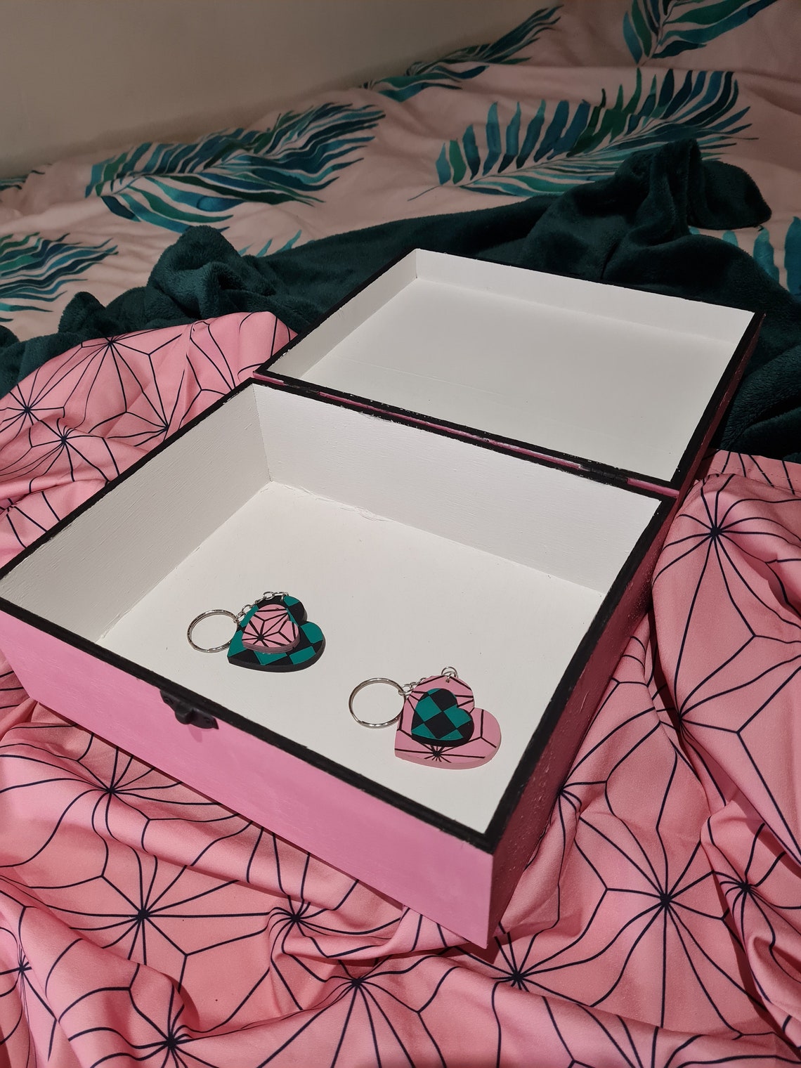 Hand painted anime box | Etsy