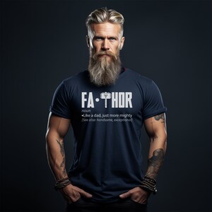 Fa-thor Fathor Thor Viking T-shirt | Men's Viking Themed Shirt | Norse ...
