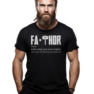 Fa-thor Fathor Thor Viking T-shirt | Men's Viking Themed Shirt | Norse ...