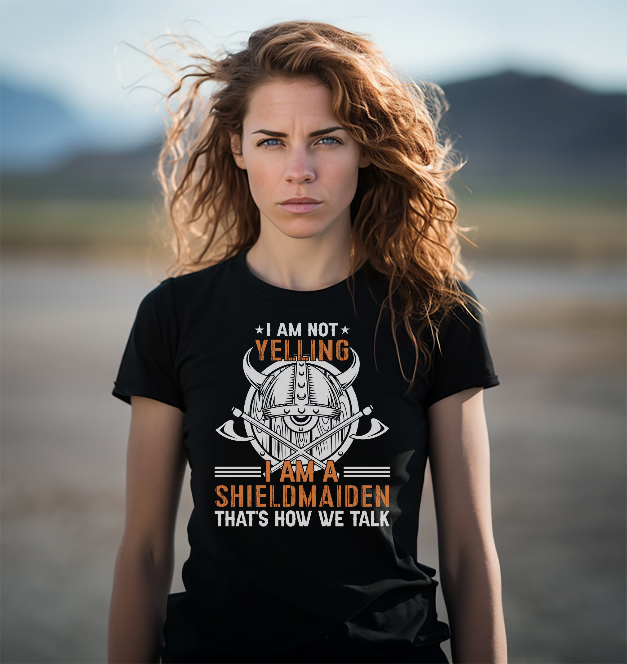 I Am A Shieldmaiden Woman Viking T-shirt Men's Viking Themed Shirt ...