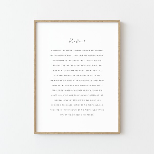 Psalm 1 - Etsy