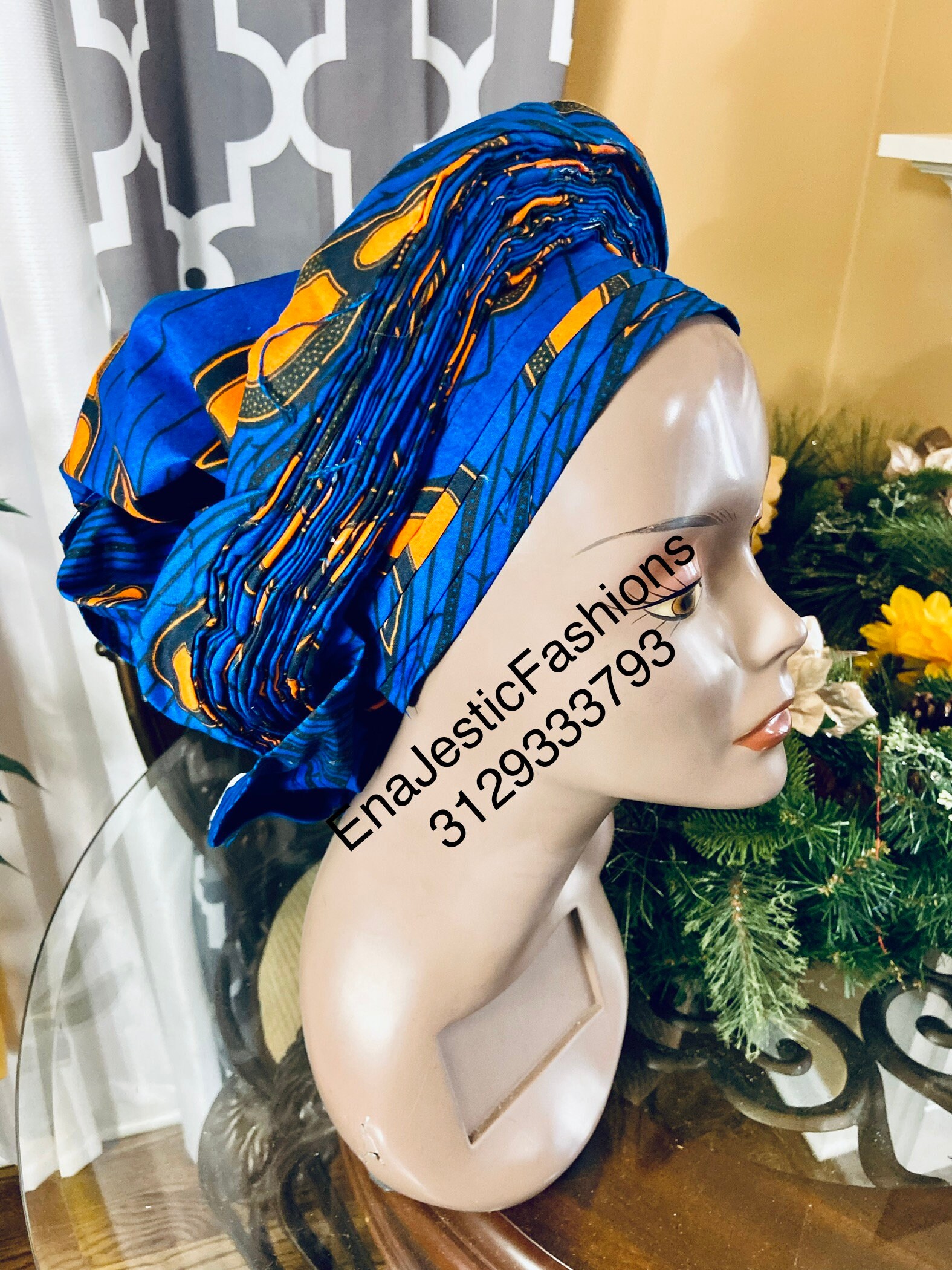 Wakanda. Ankara Pre-styled Gele Nigerian Auto Gele Headband Breathable ...