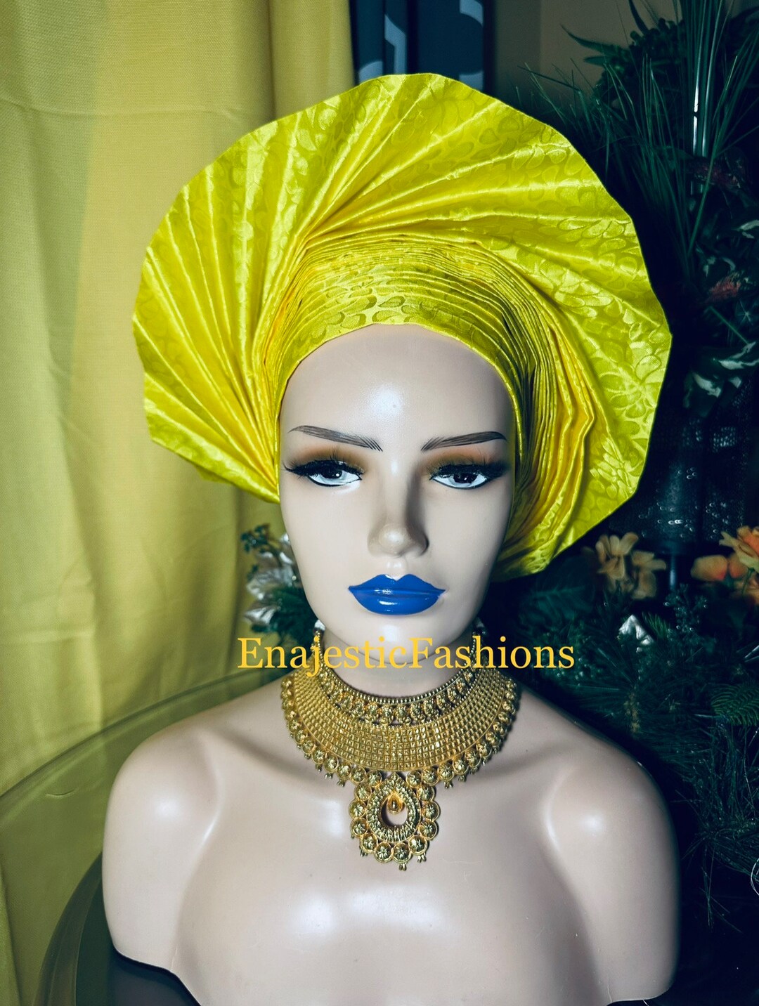 Sego Auto Gele Nigerian Pre-styled Gele Headtie - Etsy