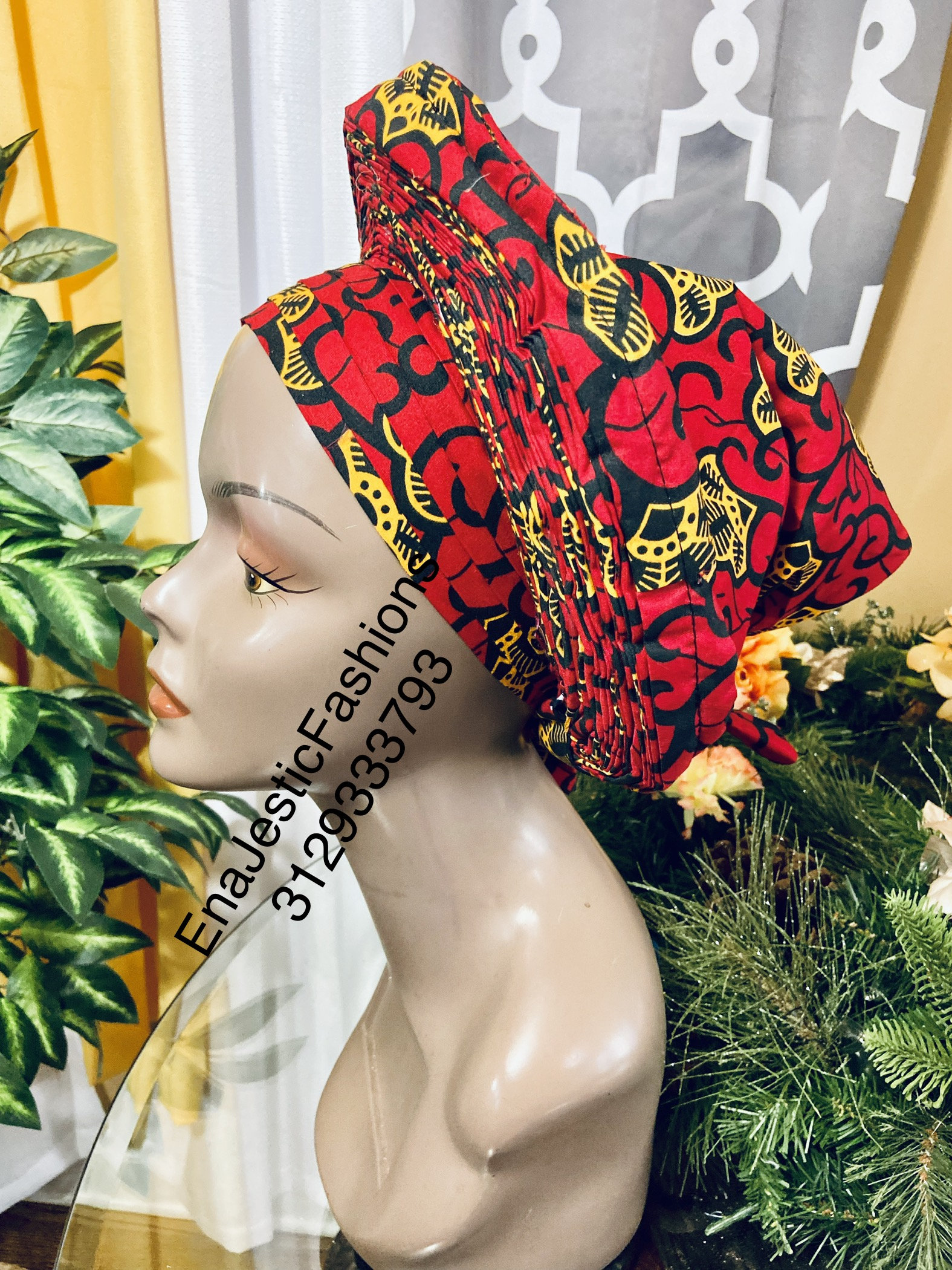 Wakanda. Ankara Pre-styled Gele Nigerian Auto Gele Headband Breathable ...