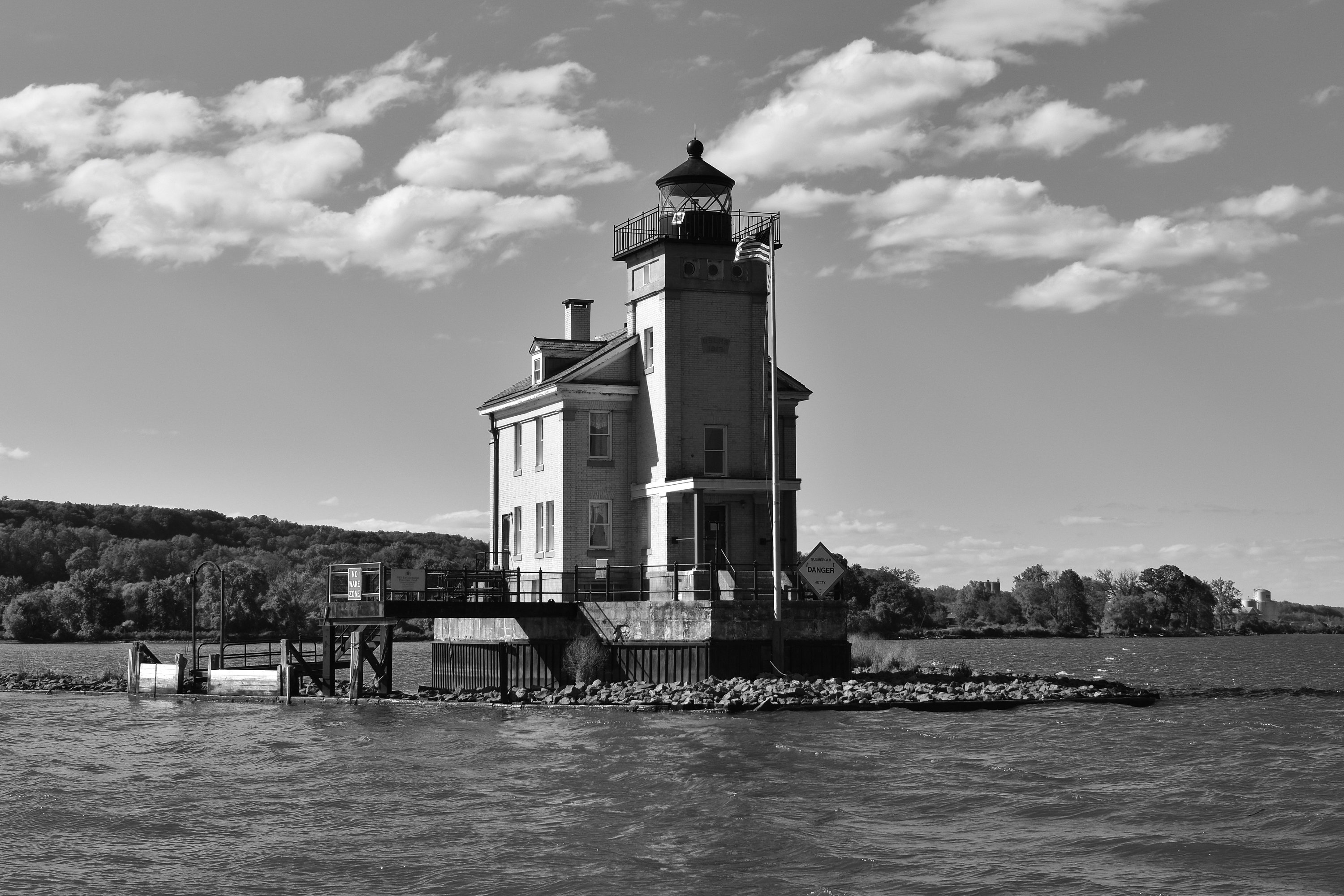 Black And White Lighthouse Photography