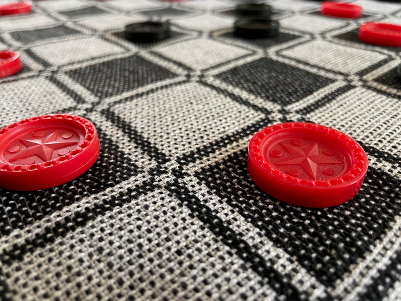 Handwoven Cloth Chess and Checker Boards and Kerchief Cotton - Etsy