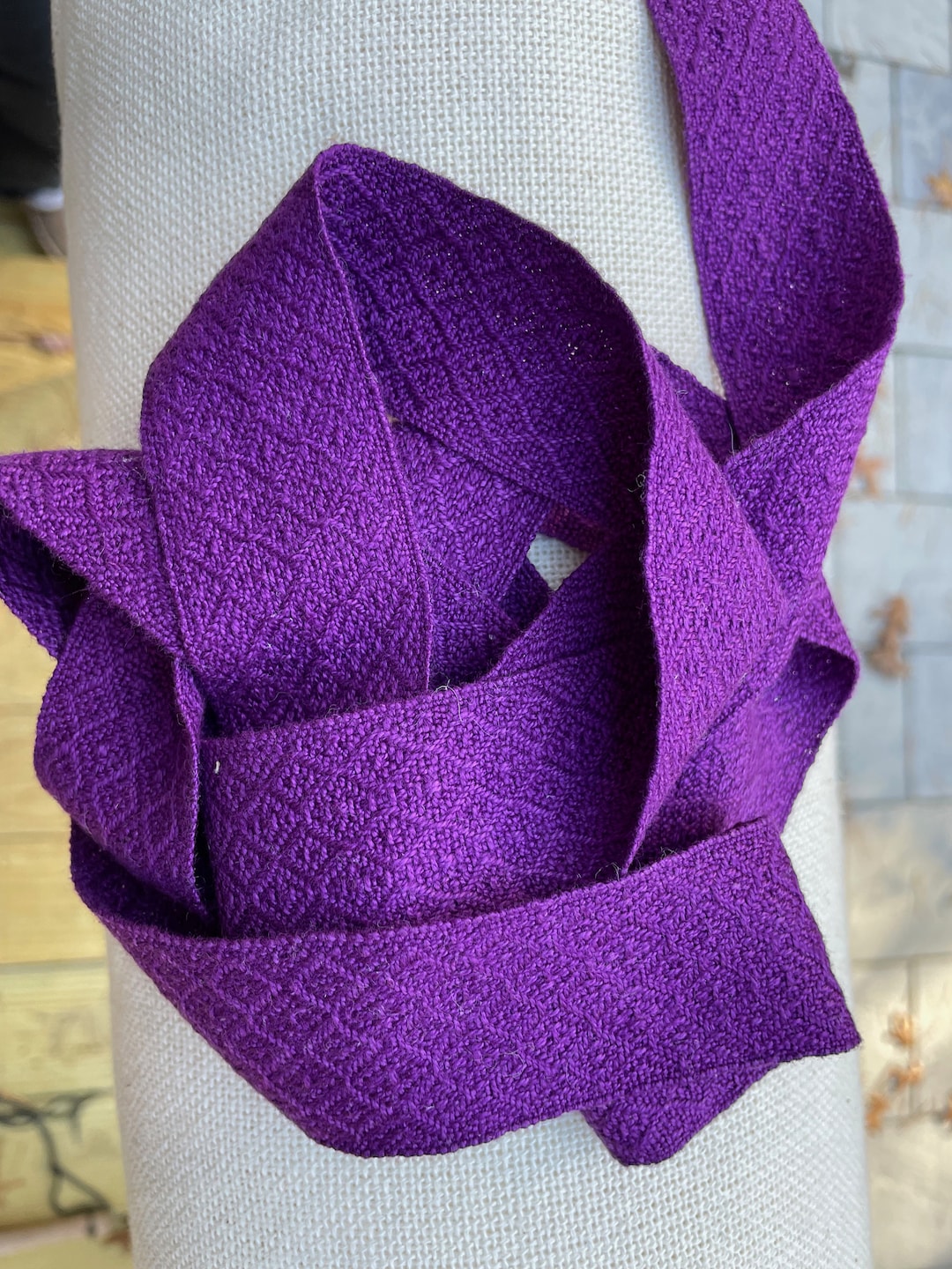 Diamond Twill Trim by the Yard - Purple - Narrow Tape 1.4" - 100% ...