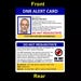 Do Not Resuscitate Card DNR Advanced Directive Will ID Card Photo ...