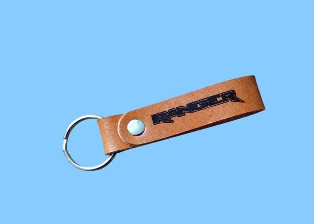 Ford Ranger Leather Key Fob: Laser Engraved Belt Loop Hanger - Etsy