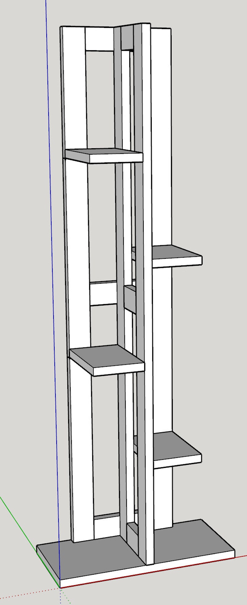 Standing Shelves Plans - Etsy
