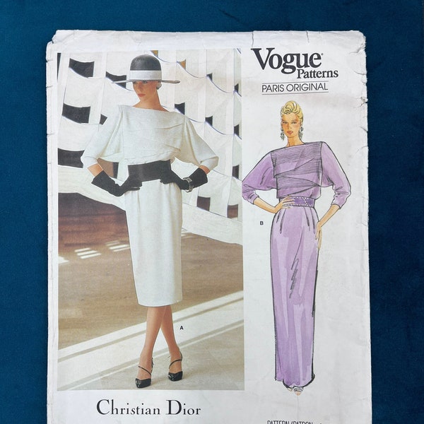 Vogue Christian Dior Patterns - Etsy
