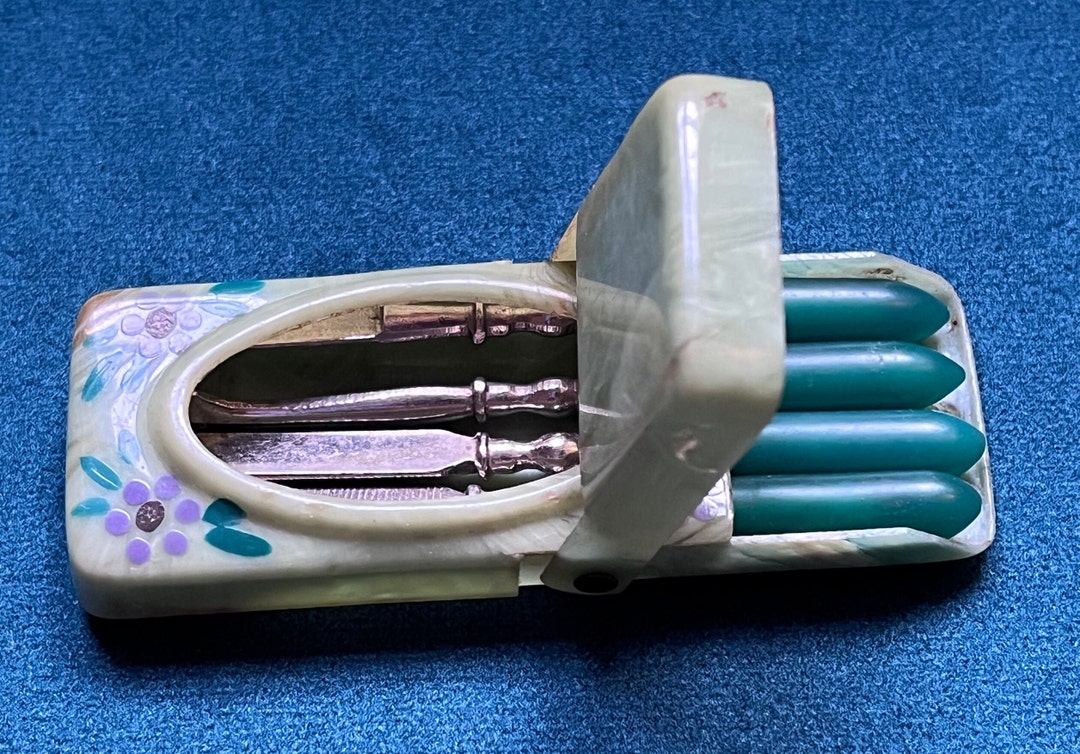 Antique 1920s Miniature Manicure Set - Etsy