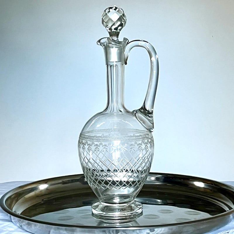 Antique Claret Decanter - Etsy UK