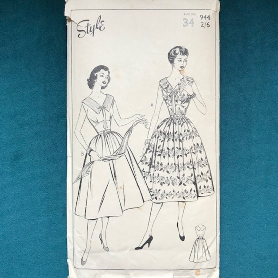 Style 944 Women's Day Dress Pattern - Etsy
