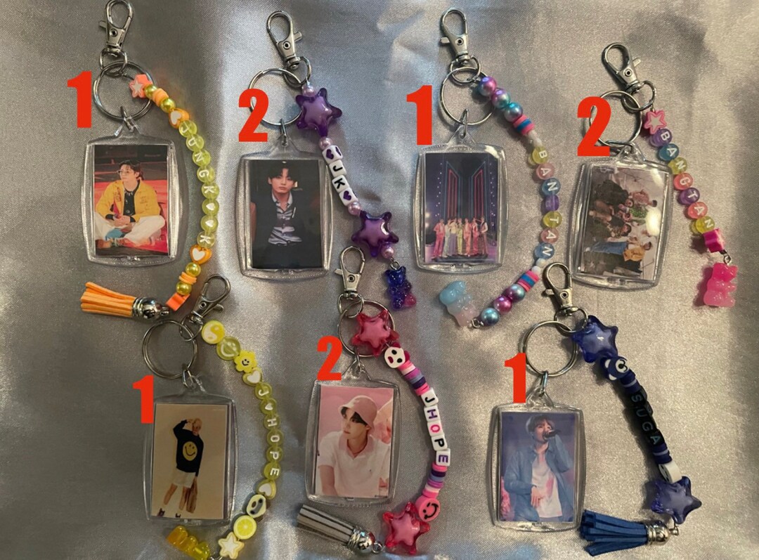 BTS Inspired Keychains - Etsy